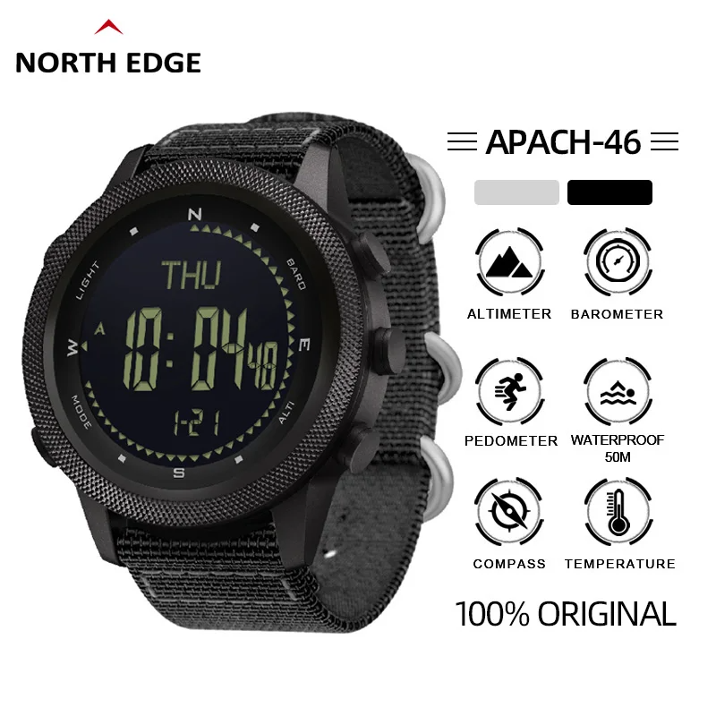 Outdoor Digital Watch - North Edge - APACHE 46 – Lost Lake Outdoor Company